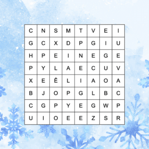 Mots cachés sur l'hiver - Daphne's Diary