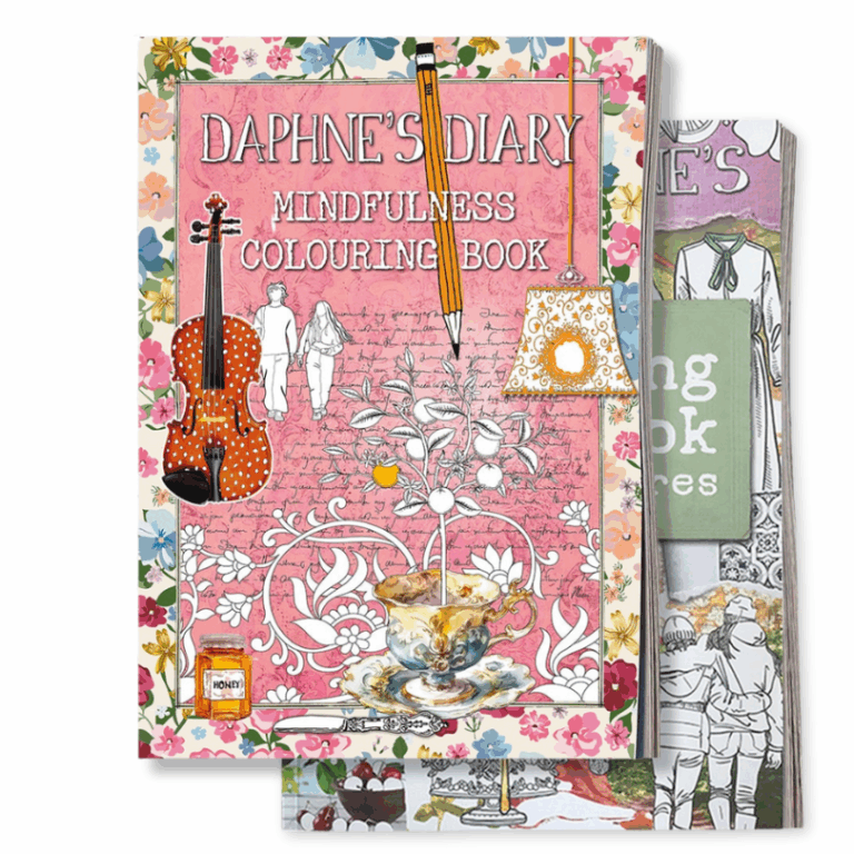 Holiday coloring book package - Daphne's Diary